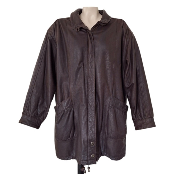 Jacqueline Ferrar | Jackets & Coats | Vintage 8s Jaqueline Ferrar Brown ...